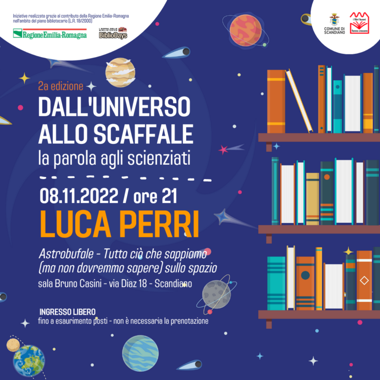 Sistema Bibliotecario » Dall’Universo allo scaffale: incontro con Luca ...